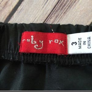 Ruby Rox | Dresses | Ruby Rox Strapless Black White Polka Dot Dress ...